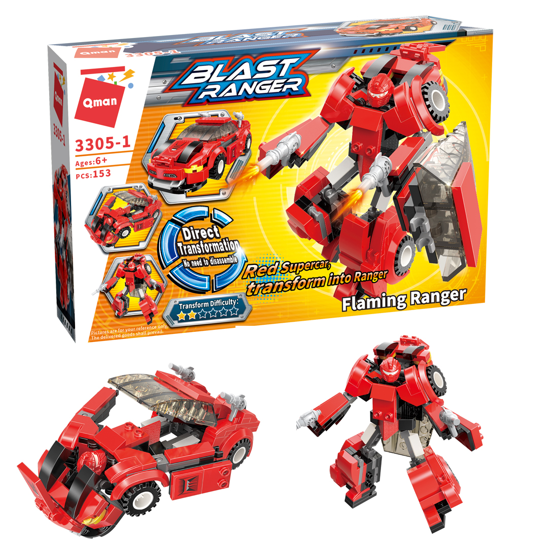 QMAN Blast Ranger Direct Transformation - Collect 4 Assortment | Lazada PH