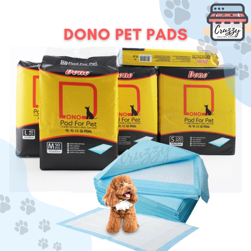 Philippine spot S M L XL Dono Pet training pee pads | Urine pads pack ...