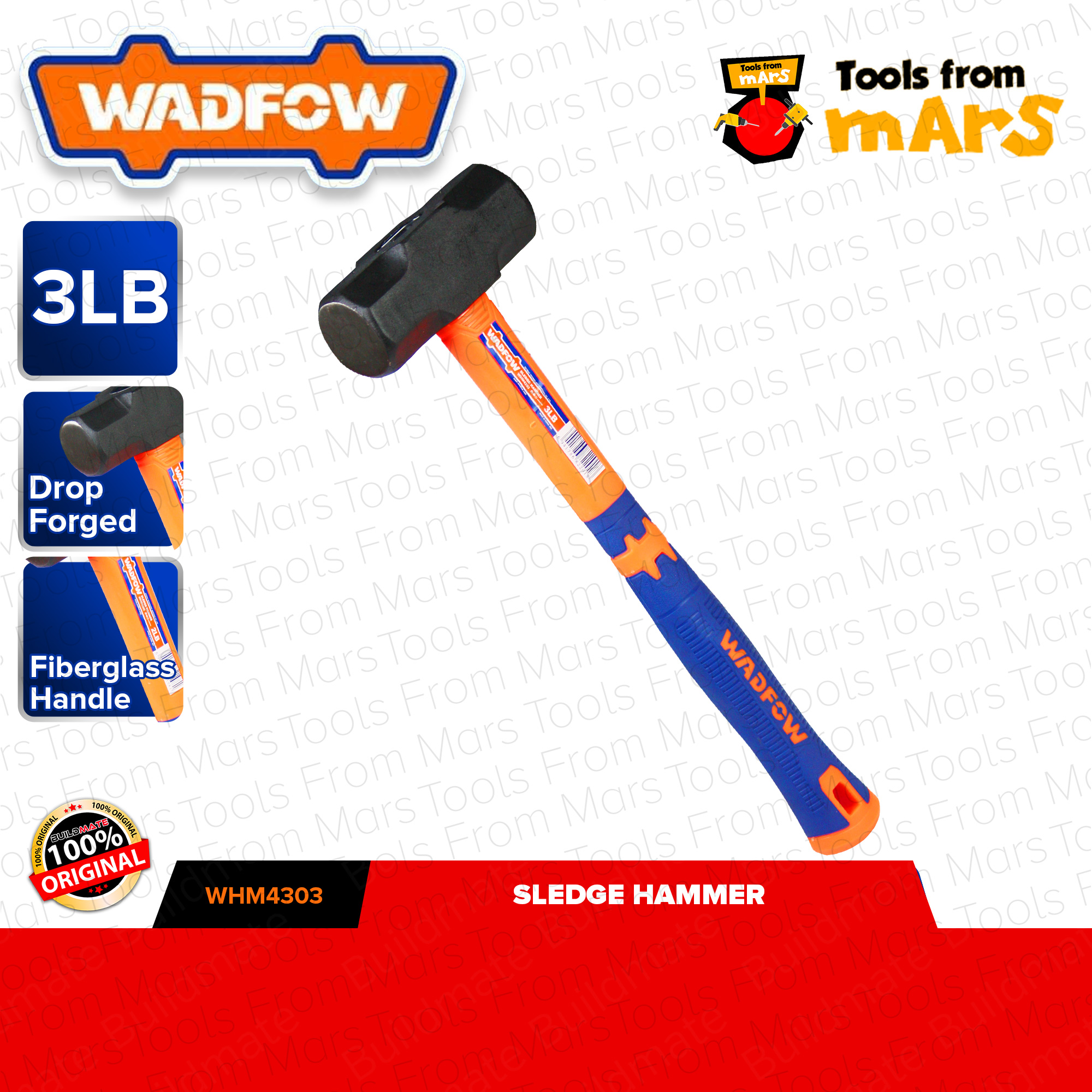 WADFOW Sledge Hammer Stoning Maso 2LB | 3LB | 4LB [SOLD PER PIECE ...