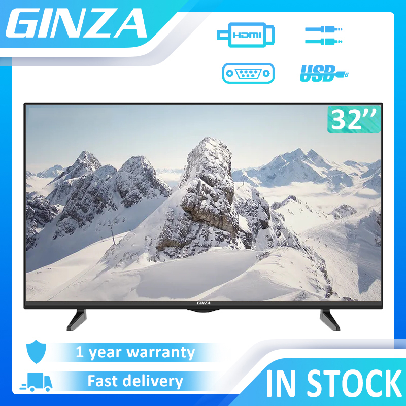 GINZA 24 inch TV 32 40 inches TV LED TV Flat Screen TV Not Smart TV Cheap TV HDMI-AV-VGA-USB ...