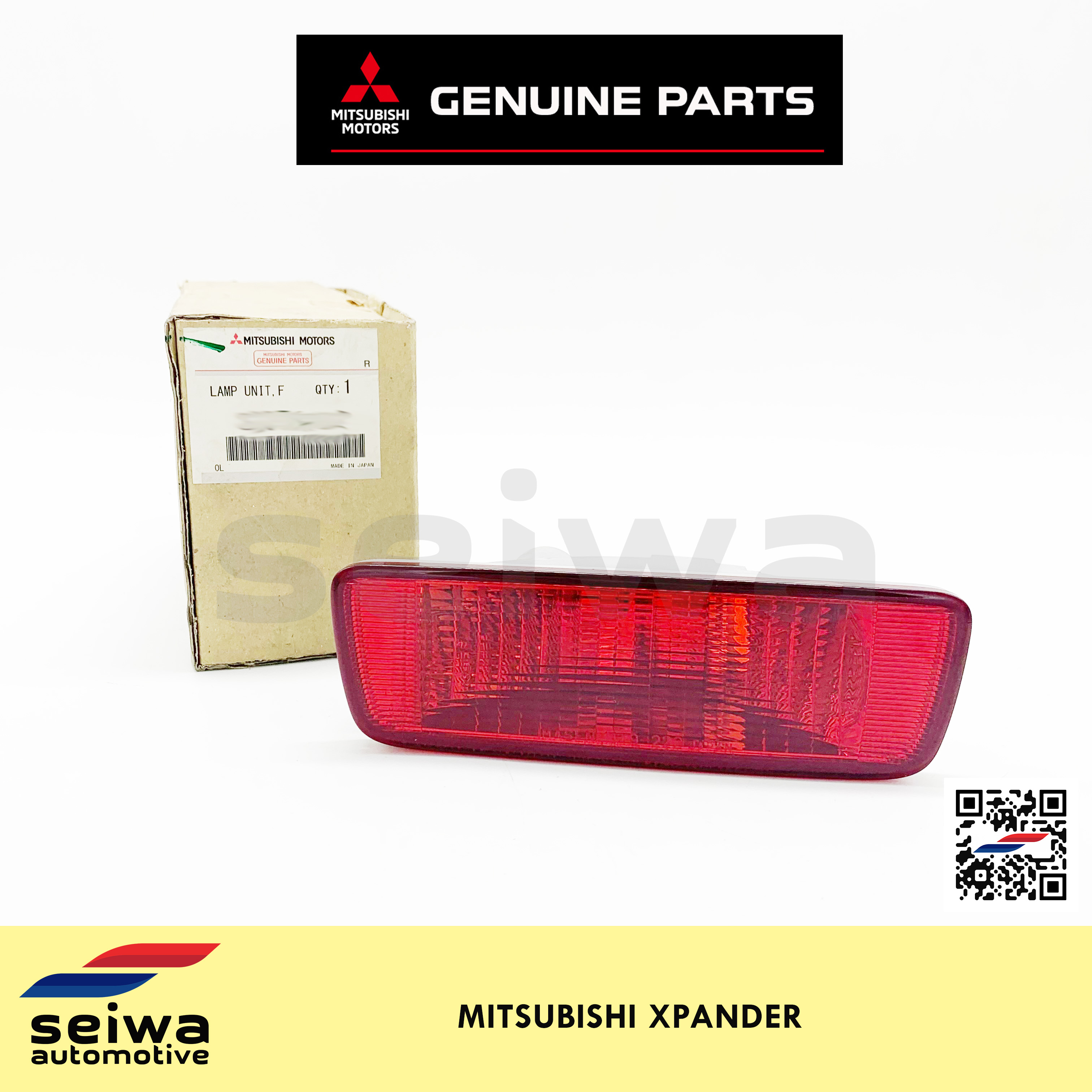 Mitsubishi Xpander Fog Lamp Rear - Genuine Mitsubishi Auto Parts ...