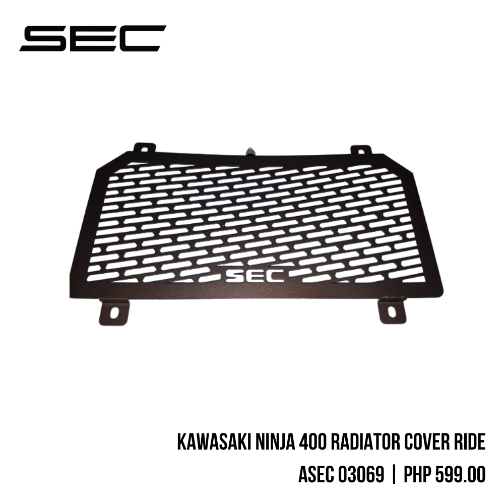 ASEC 03069 | Kawasaki Ninja 400 Radiator Cover Ride | Lazada PH