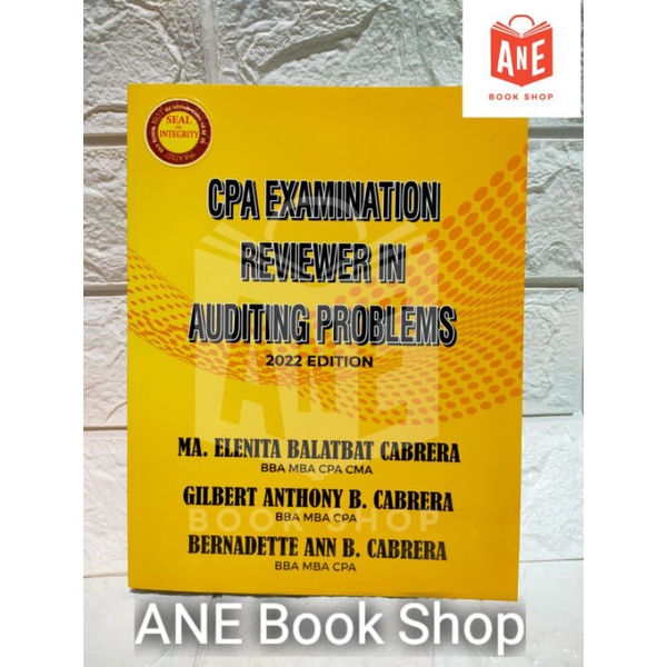 ONHAND AUTHENTIC CPA Examination Reviewer in AUDITING PROBLEMS 2022 ...