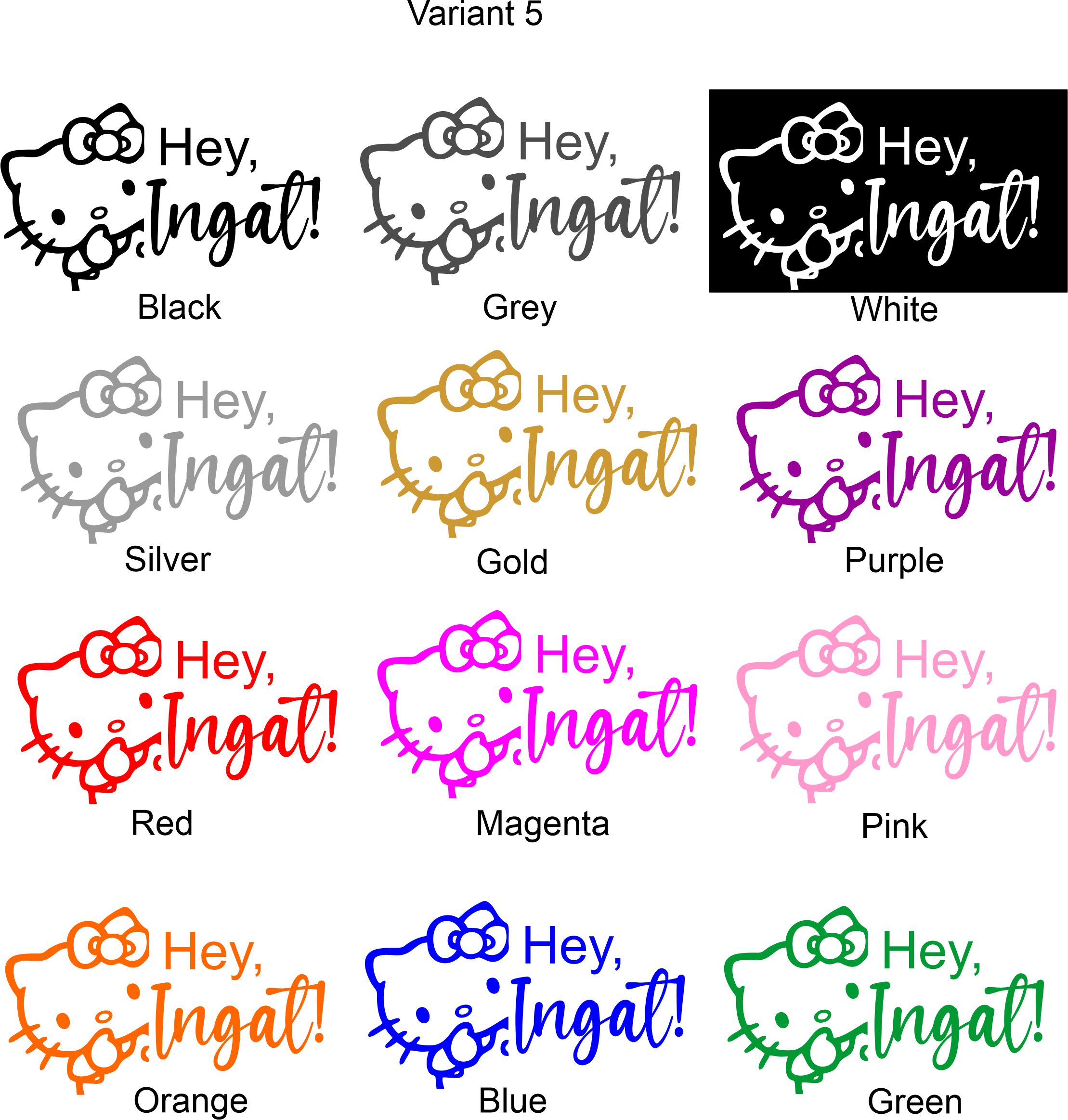 Hello Kitty reminder quotation quote sticker for car, mirror, gadget ...