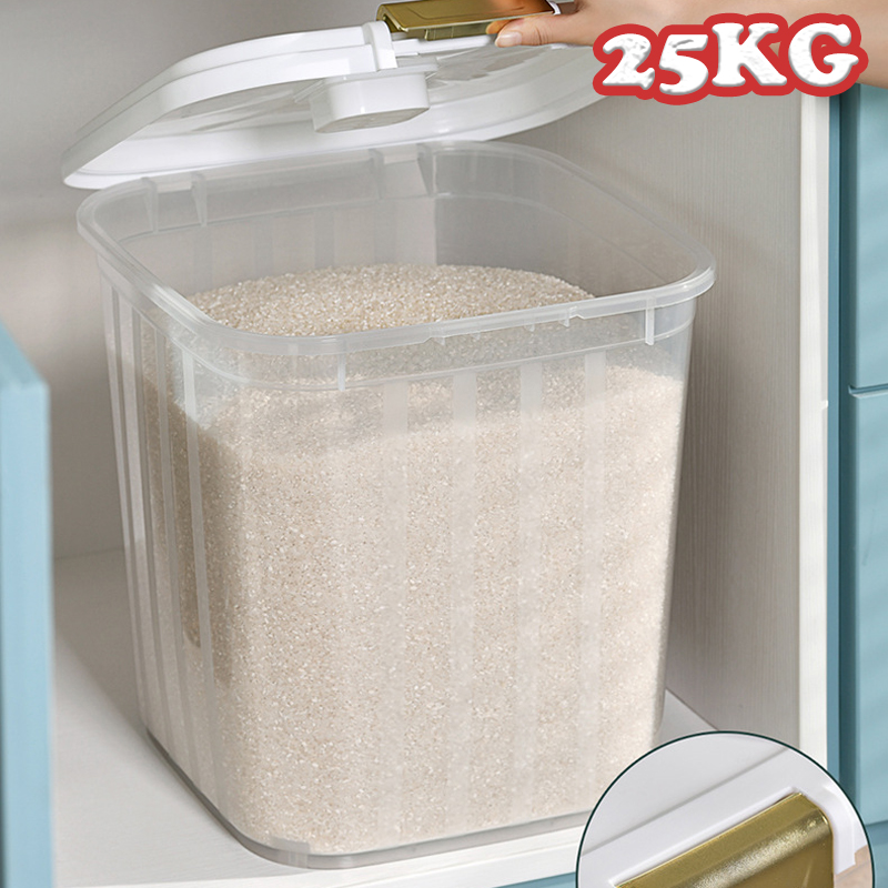 Rice bucket 5kg/10kg Nordic Rice Storage Box with Time Scale Narrow ...