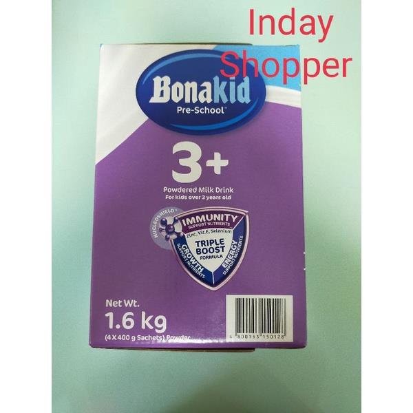 Bonakid Pre-School® 3 Powdered Milk Drink 1.6kg 2.4kg Bona Kid Three ...