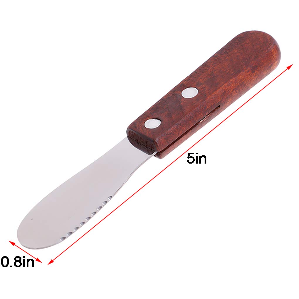 Wood Handle Small Butter Spatula Sandwich Toast Jam Spreader Cheese ...