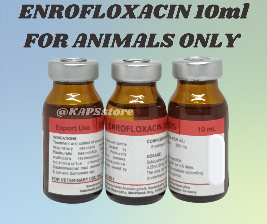ENROFLOXACIN 20% | INJECTION | FOR ANIMALS | 10 ml | Lazada PH