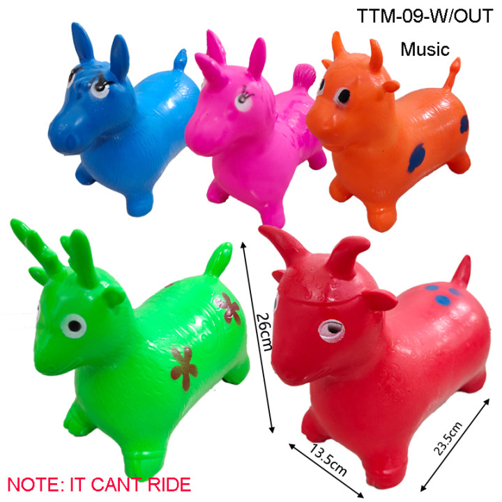 Bouncy Donkey Animal Kiddie Inflatable Toys Jumping Horse with ...