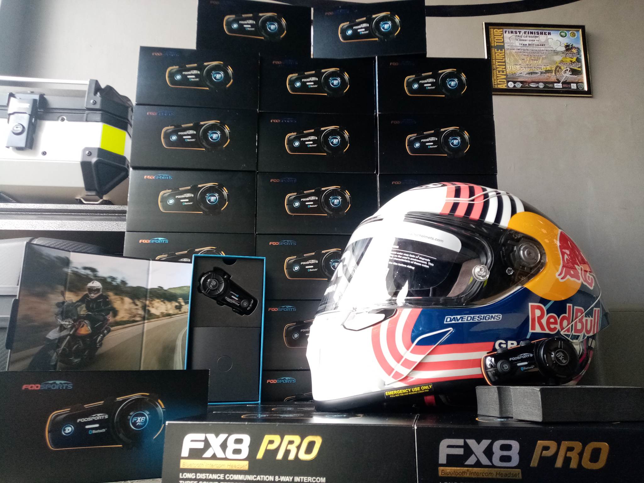 FX8 PRO BLUETOOTH INTERCOM HEADSET FODSPORT | Lazada PH