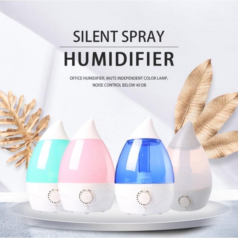 3L 3000ML 5 Light LED Color Ultrasonic Air Humidifier Home Bedroom ...