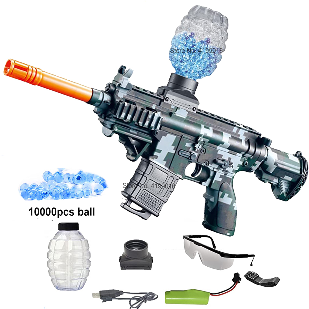 Water Gun Toys Gel Ball Shockwave Electric and Manual Splash Ball ...