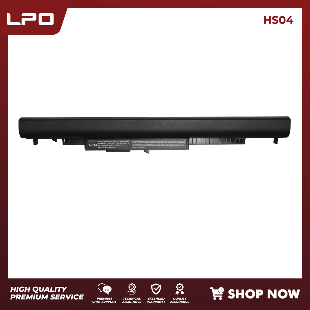 LPO Laptop Battery HS04 Compatible with HSO3 HS03031 CL HS04 HS04041 ...