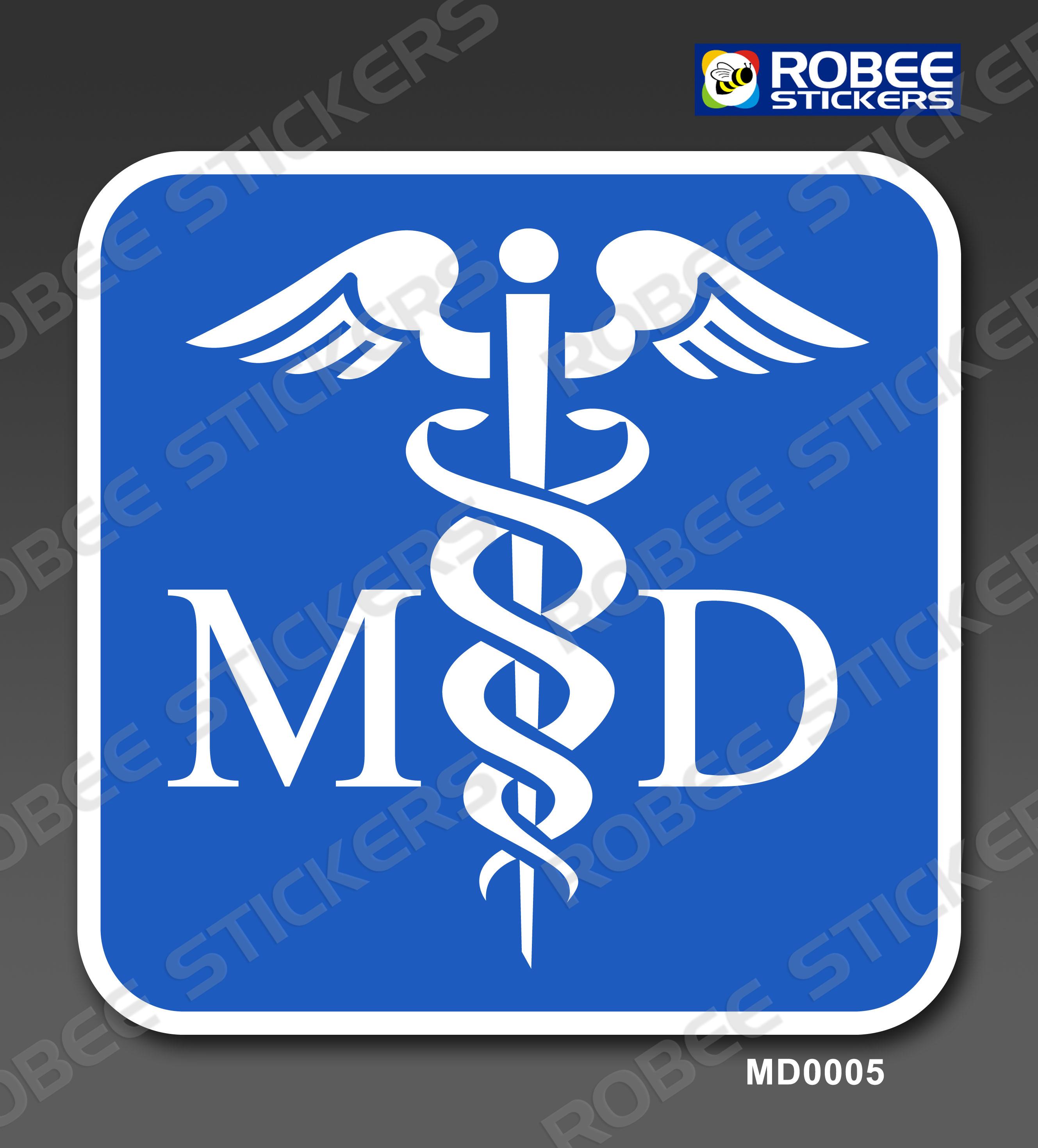 Sticker Decal MD Sign | Lazada PH