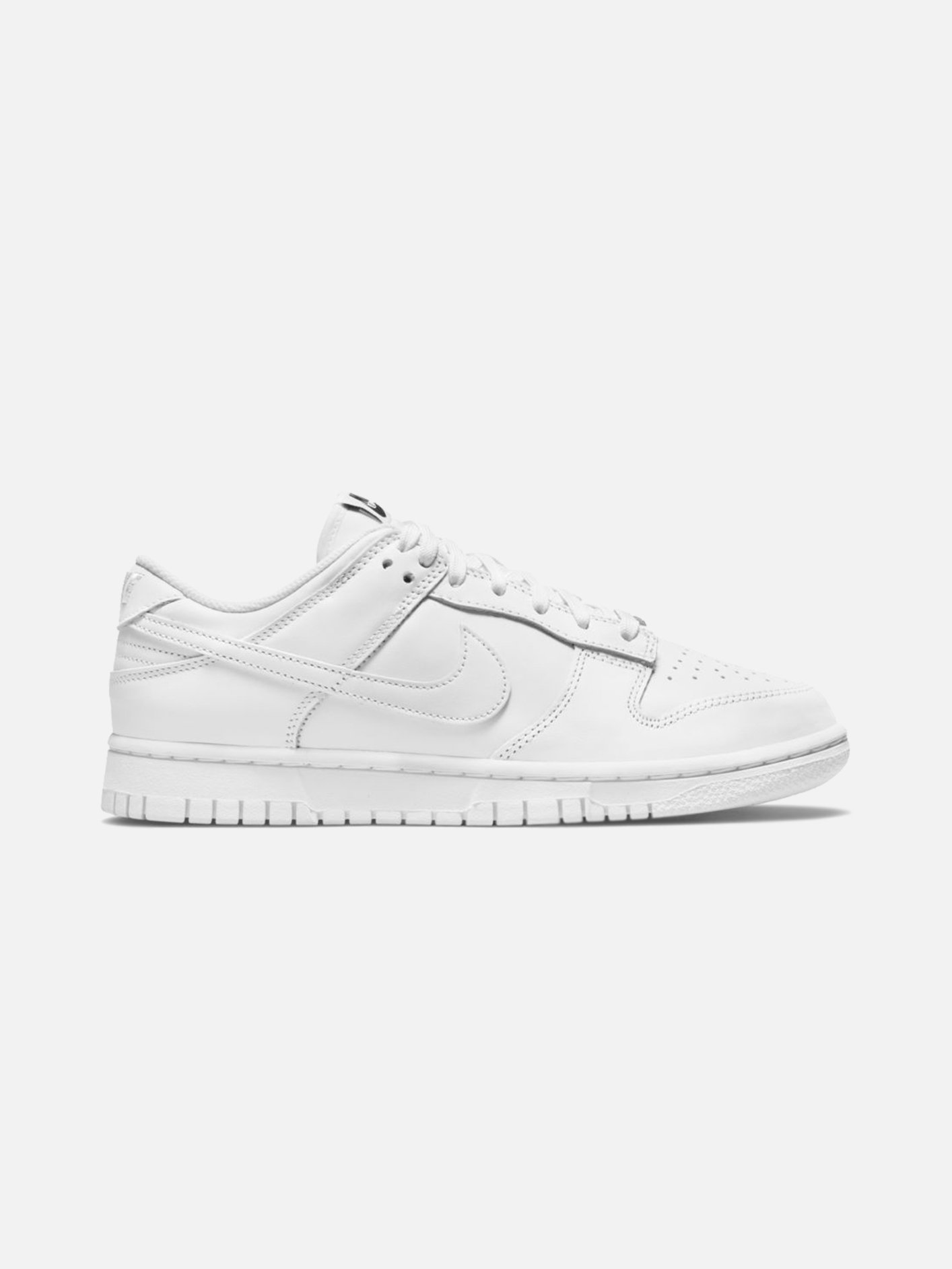 Original Nike Dunk Low "Triple White" (W) Women 'S White Sports Shoes ...