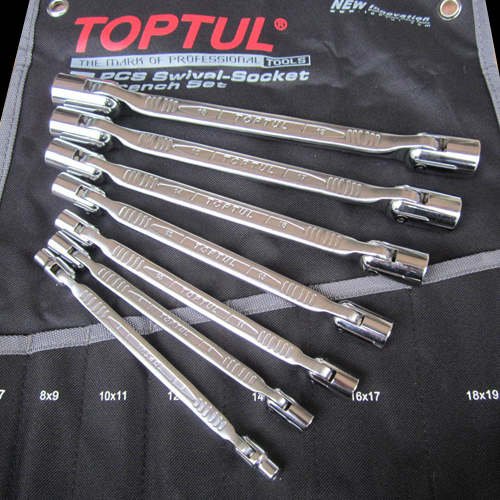 Toptul Double End Swivel-Socket Wrench Set GPAQ0701 | Lazada PH