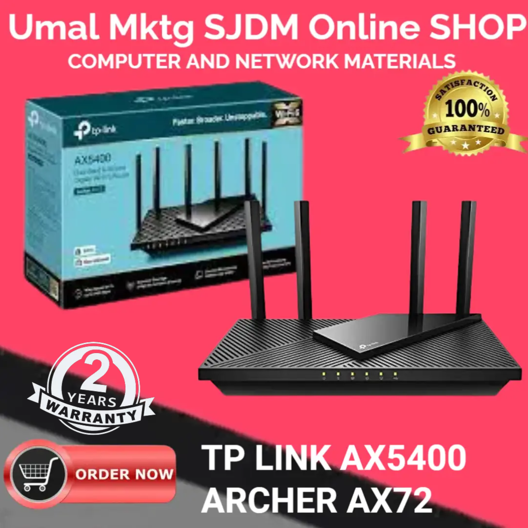 TP-Link Archer AX72 AX5400 Dual Band Gigabit Wi-Fi 6 Router | TP Link ...