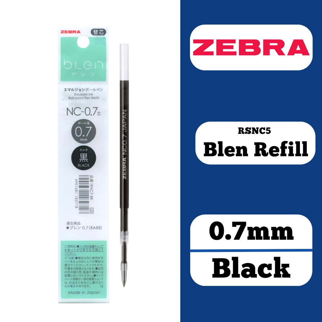 ZEBRA Blen Emulsion Ink Ballpoint Pen Refill | Lazada PH