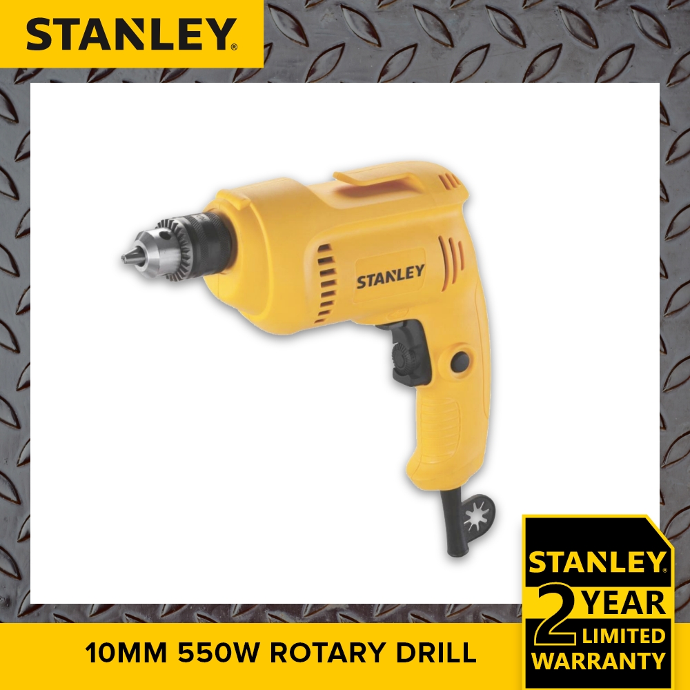 STANLEY® STDR5510 10mm 550W Rotary Drill (Yellow) - Power Tools [2 ...