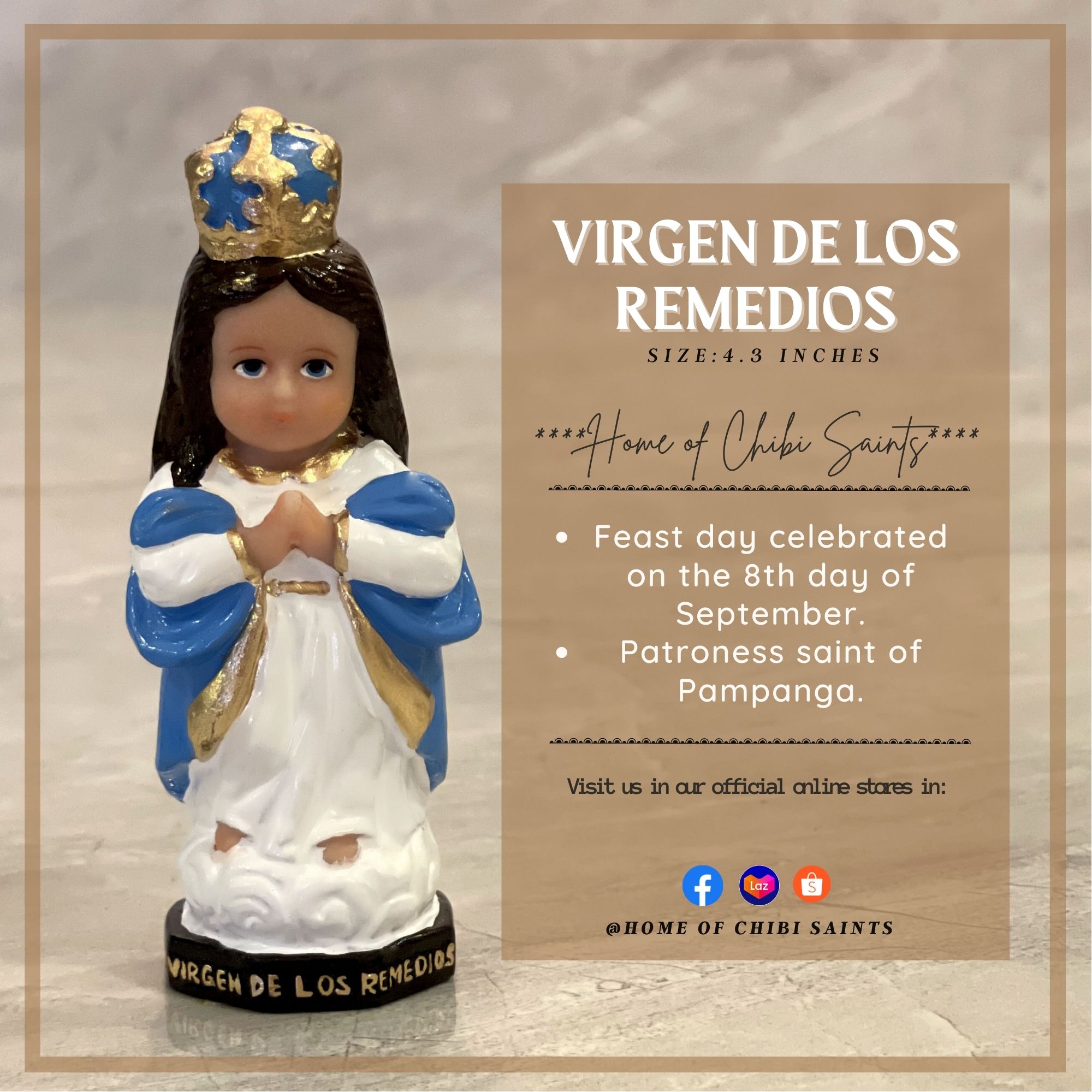 Chibi Saint - Virgen De Los Remedios | Lazada PH