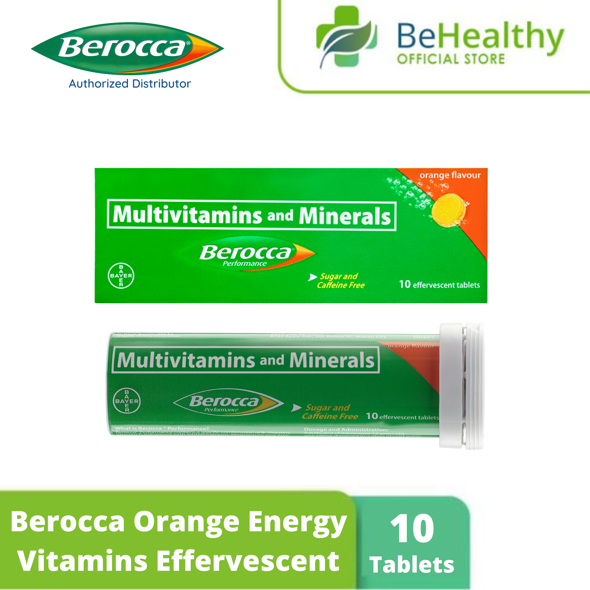 Berocca Orange Energy Vitamins Effervescent 10 Tablets | Lazada PH