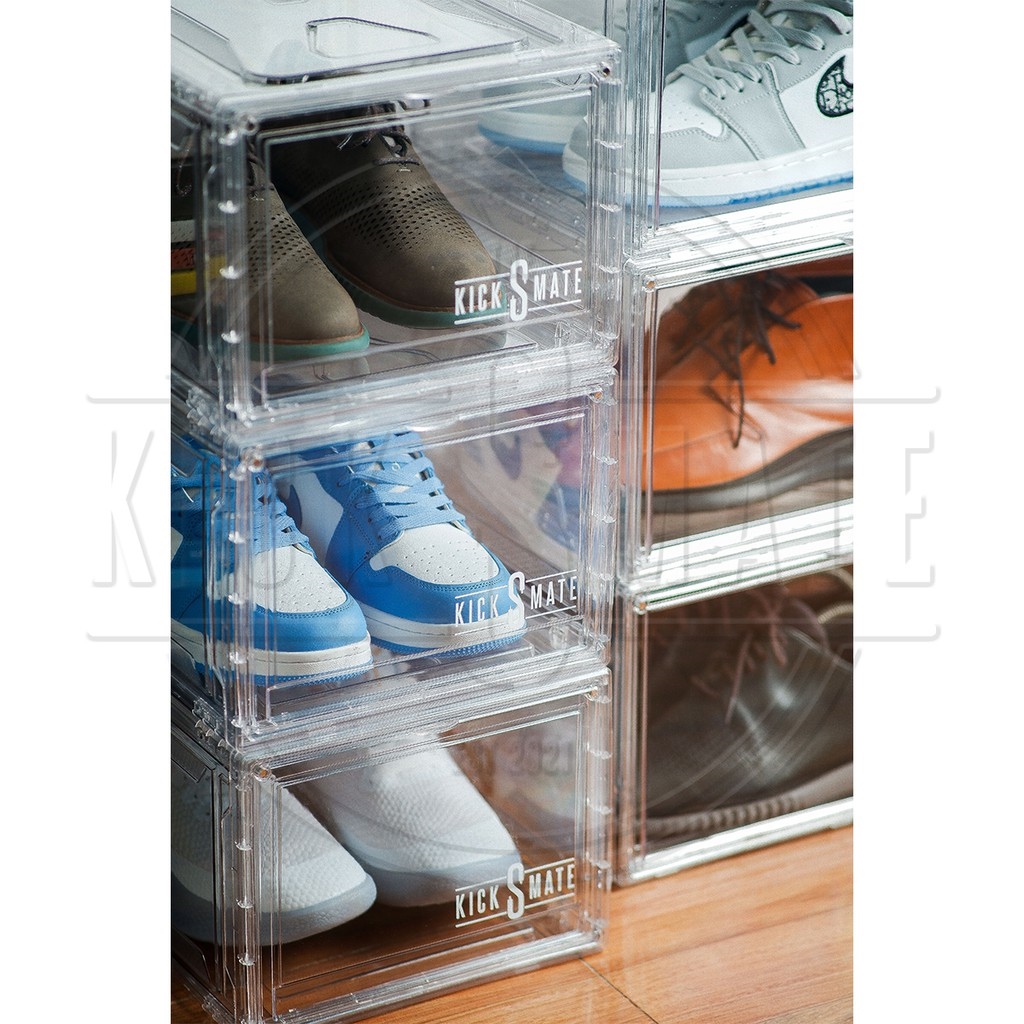 Magnetic Clear Stackable Shoebox Front Drop MF-01 | Lazada PH