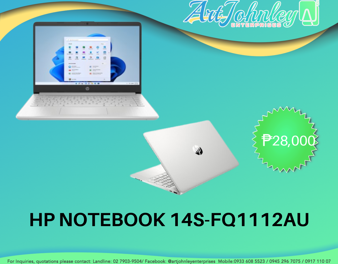 HP NOTEBOOK 14S-FQ1112AU | Lazada PH
