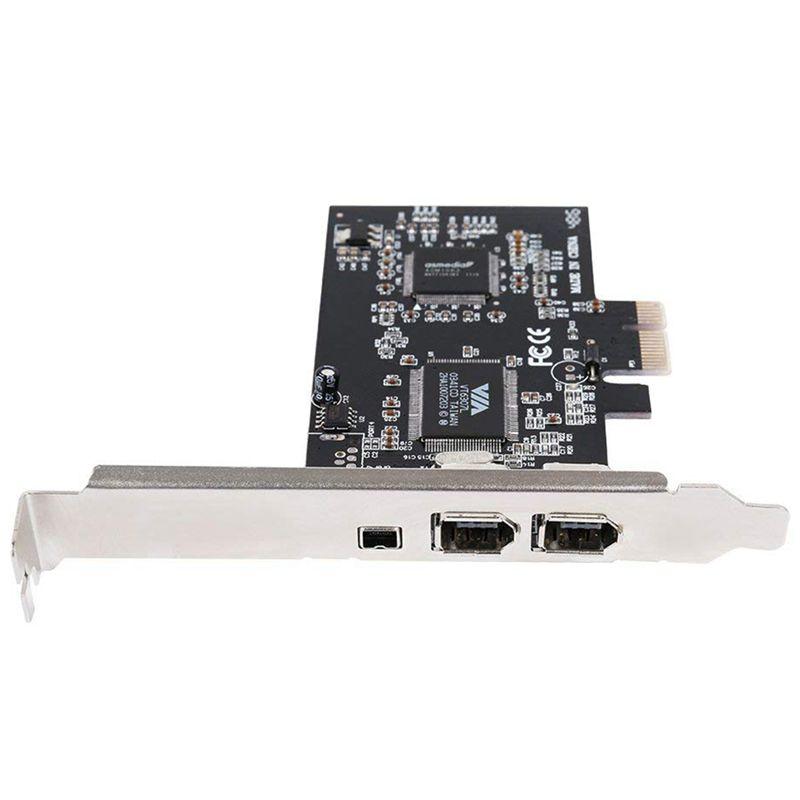 Firewire Card,PCIe Firewire 800 Adapter for Windows 10 with Low Profile ...
