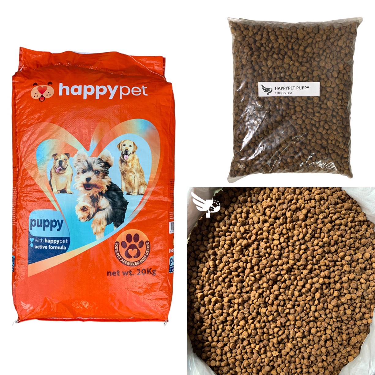 Happypet Puppy 1kg Repacked - Dog Dry Food for Puppies - Happy Pet ...