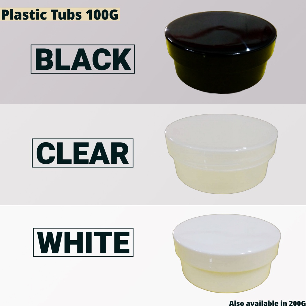 Plastic Tub Jar 100g | Alle Karle LZD | Lazada PH