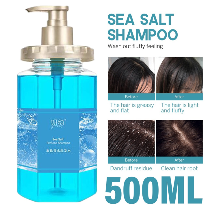 Sea Salt Anti-Dandruff Shampoo Deep cleaning, get rid of dandruff, anti ...
