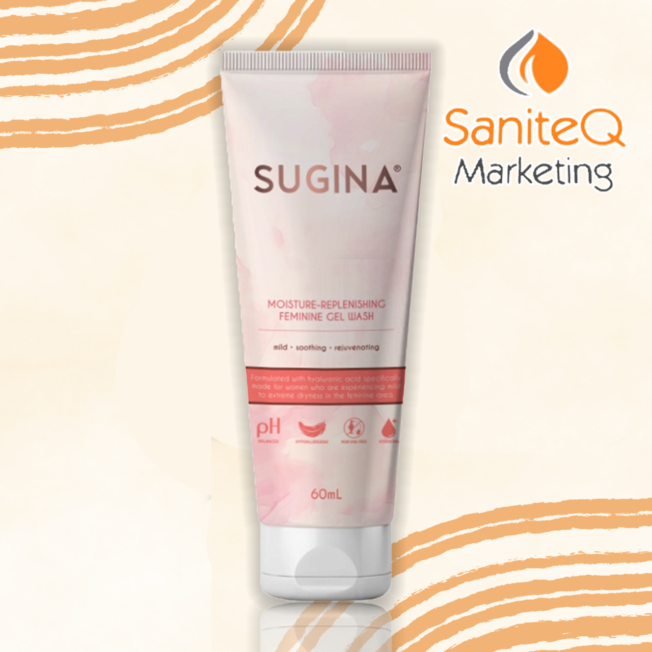 Sugina Moisture Replenishing Feminine Gel Wash 60 mL | Lazada PH