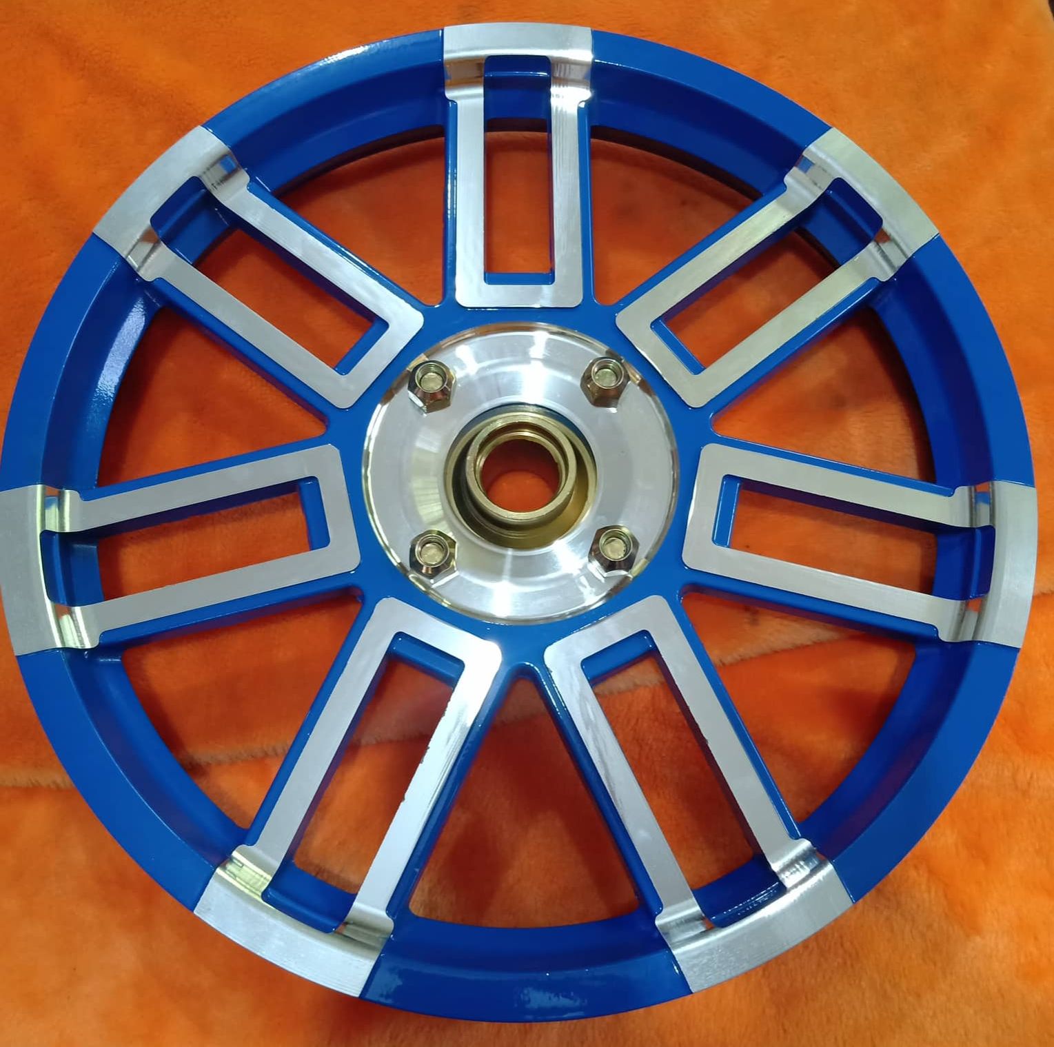 SIDEWHEEL MAGS ALLOY WITH HUBMAGS, AXLE AND BEARING 6302 SET(BLUE ...