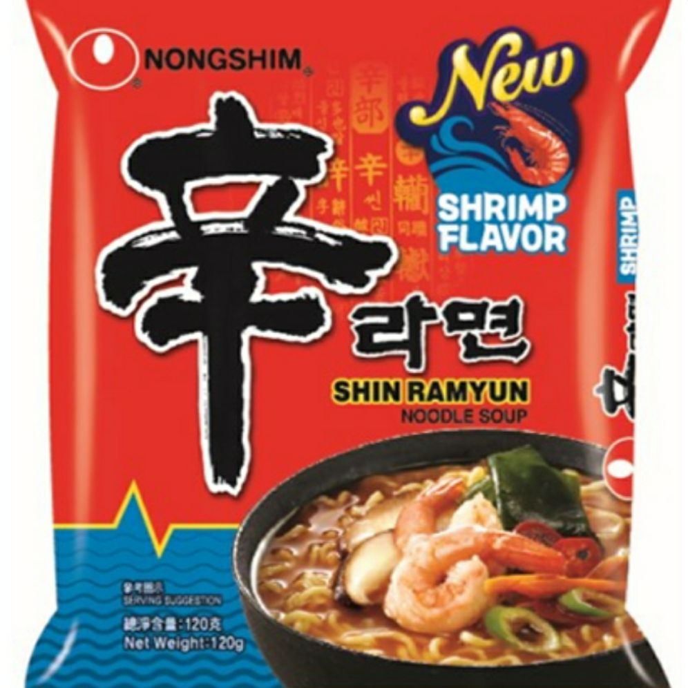 Nongshim Shin Ramyun Shrimp | 120g Pouch | Lazada PH