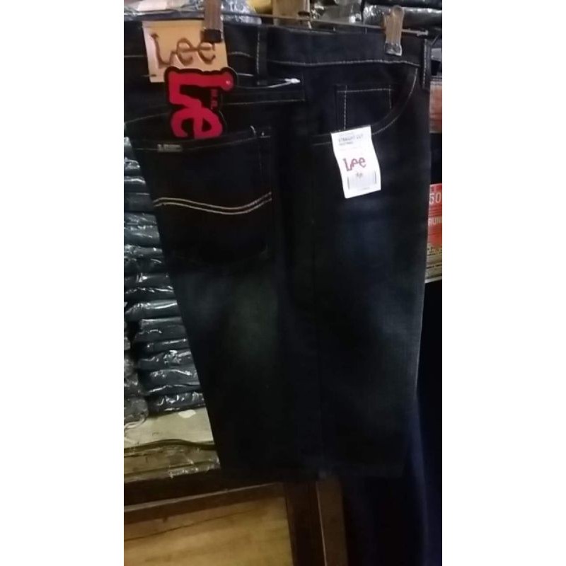 Lee Straight Cut Maong Short For Men made in Philippines | Lazada PH