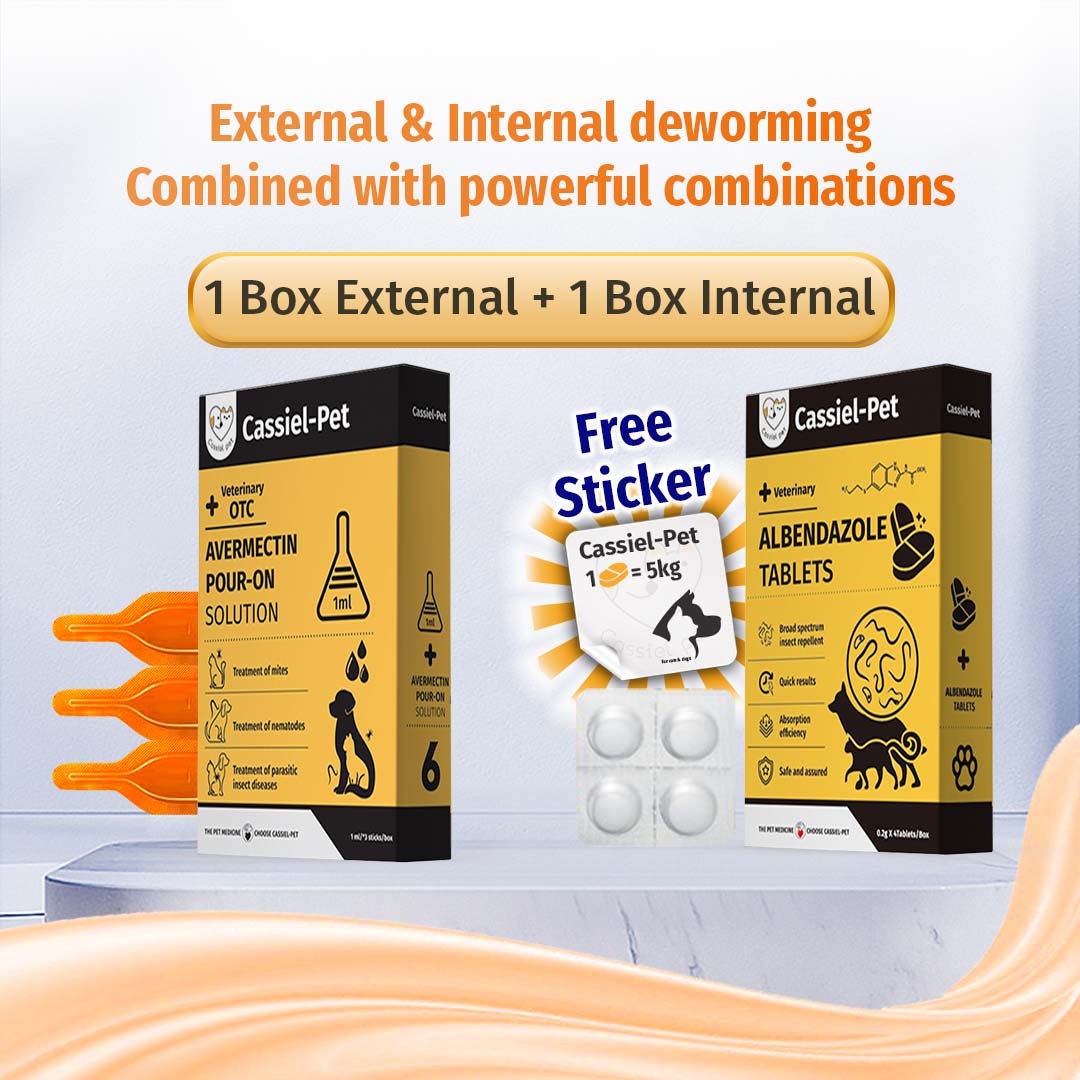 Cassiel Pet Derworming Tablet Dewormer For Adult Dog Puppy & Cats ...