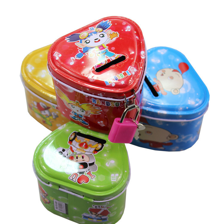 Ekana Mini Coin bank with Lock and Key Alkansya Cute Piggy Bank Money ...