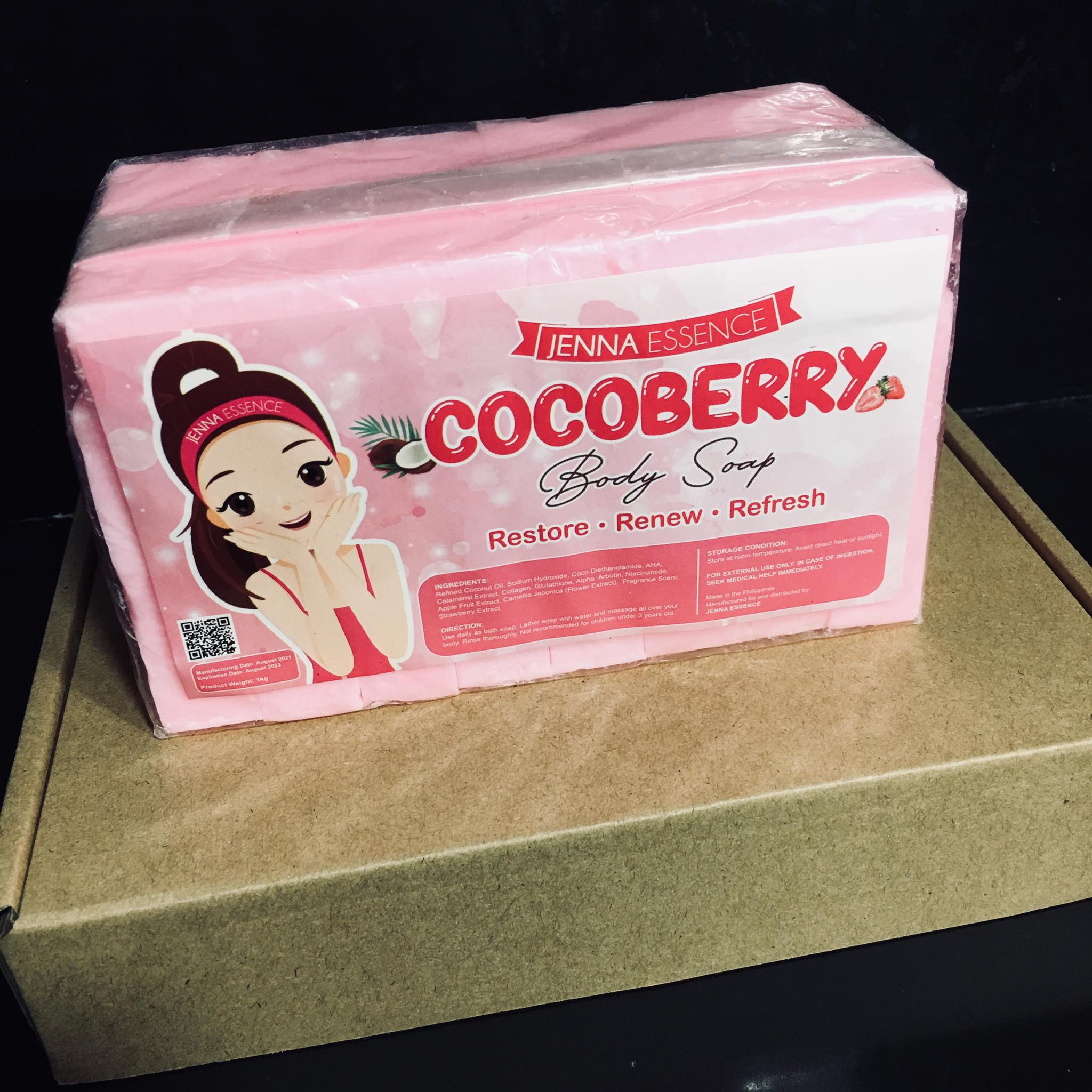 JENNA ESSENCE COCOBERRY SOAP 10PCS(1KG) | Lazada PH