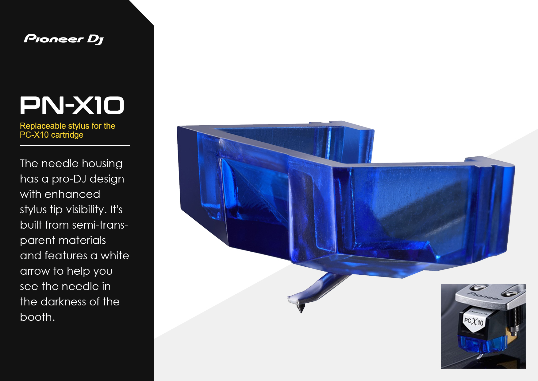 PN-X10 Replaceable stylus for the PC-X10 cartridge | Lazada PH