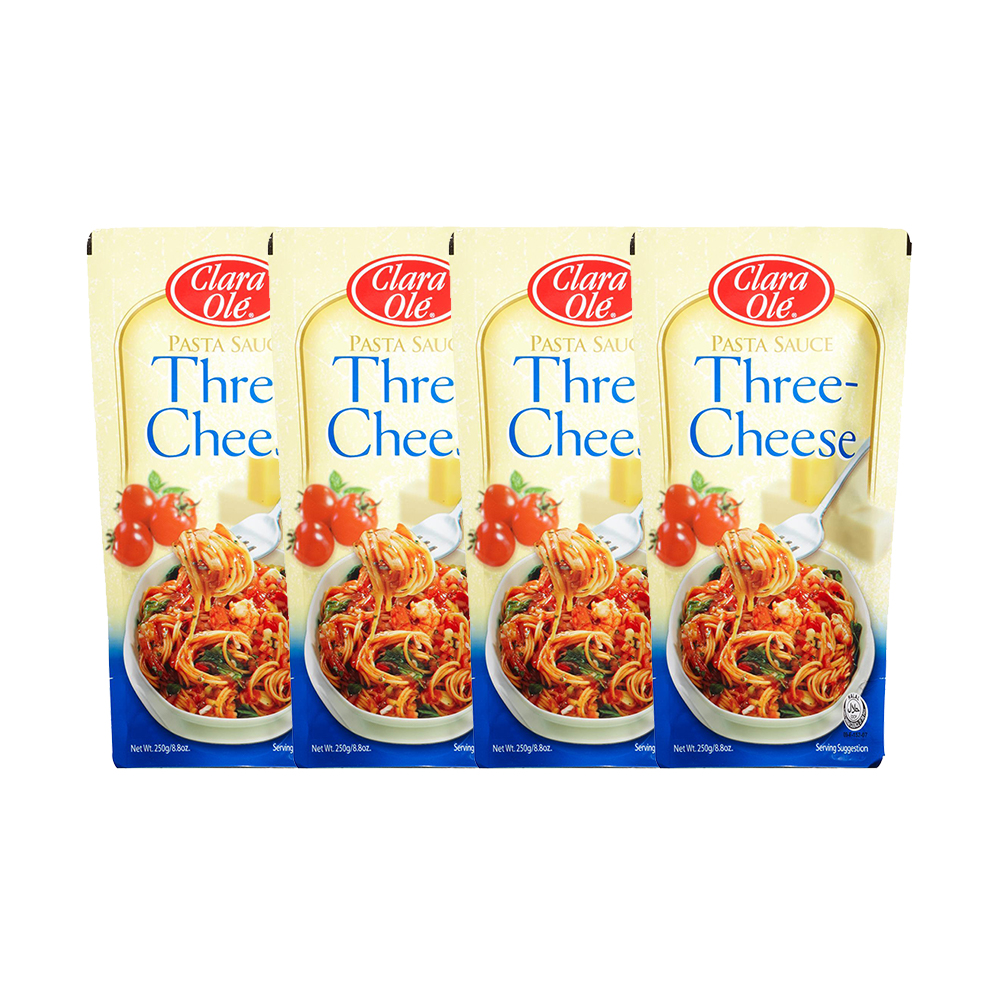 Clara Ole Three-Cheese Pasta Sauce 250g - Pack of 4 | Lazada PH