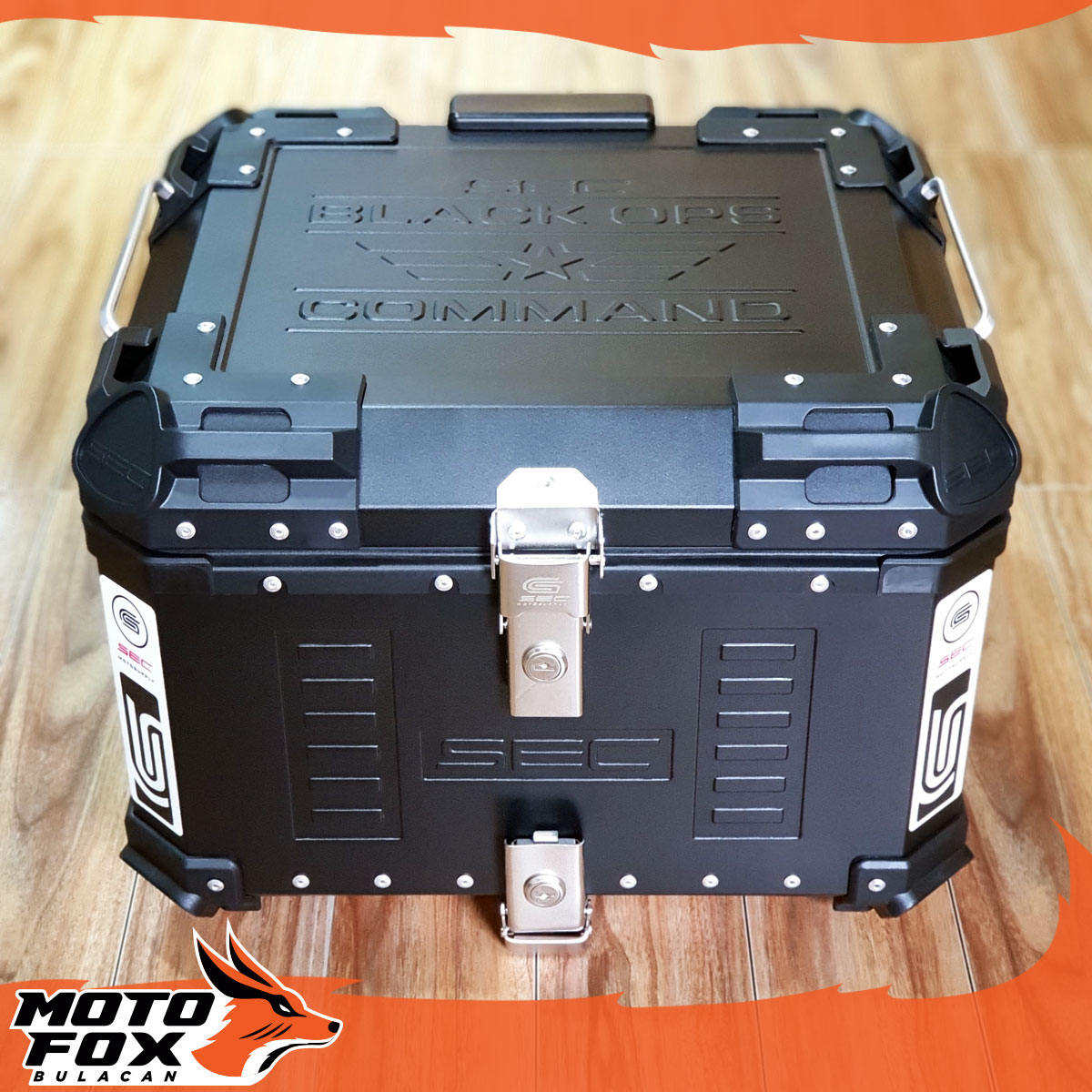 SEC 45L / 55L Alloy Top Box with Back Rest | Lazada PH