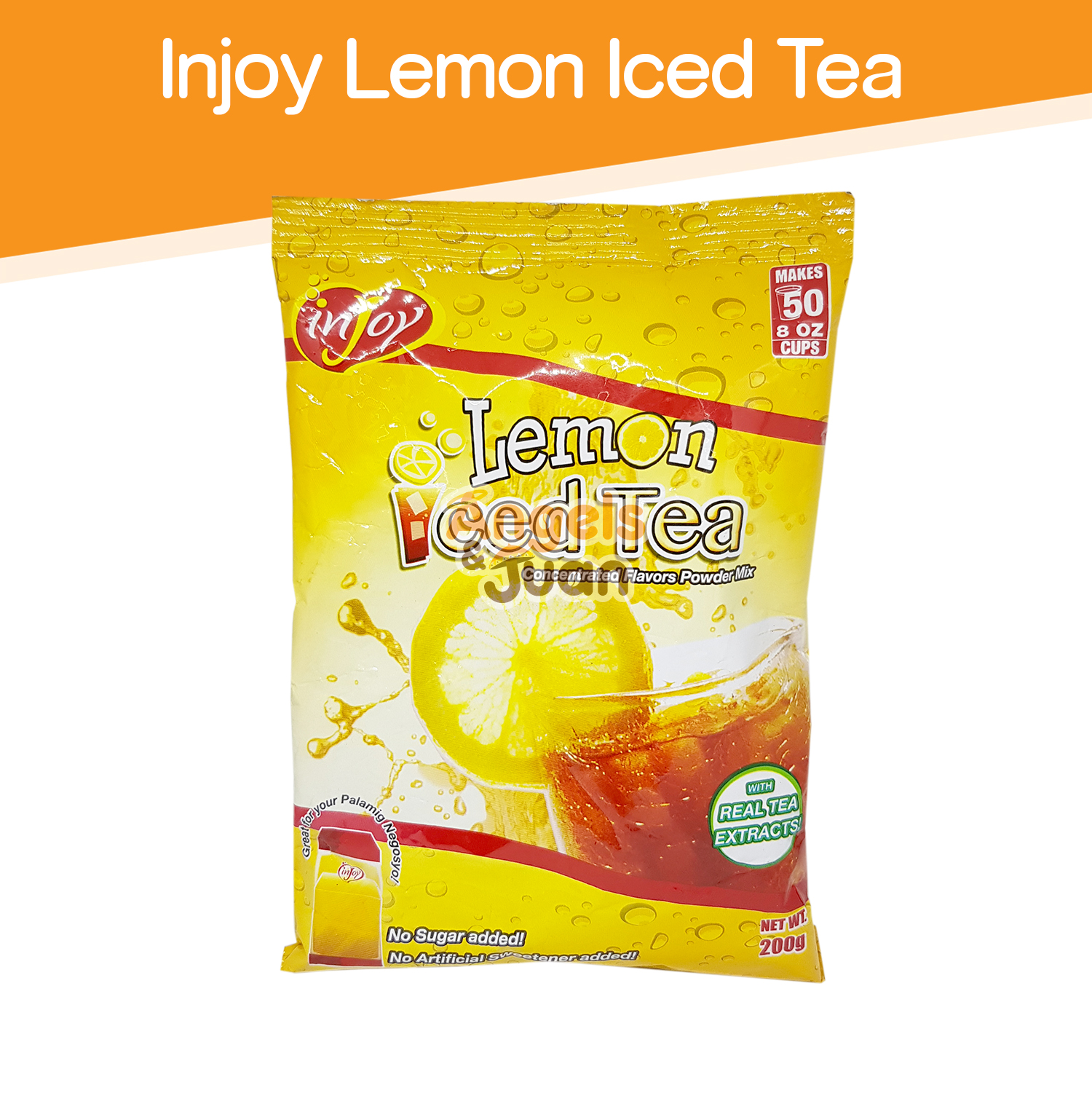Injoy Flavored Lemon Iced Tea Powder 200g | Lazada PH