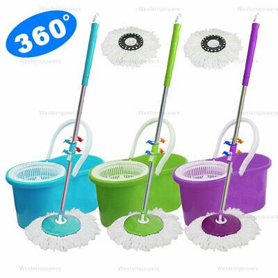 HOME DECOR I Spin Mop With Spinner and Bucket Magic Tornado Mop 360 ...