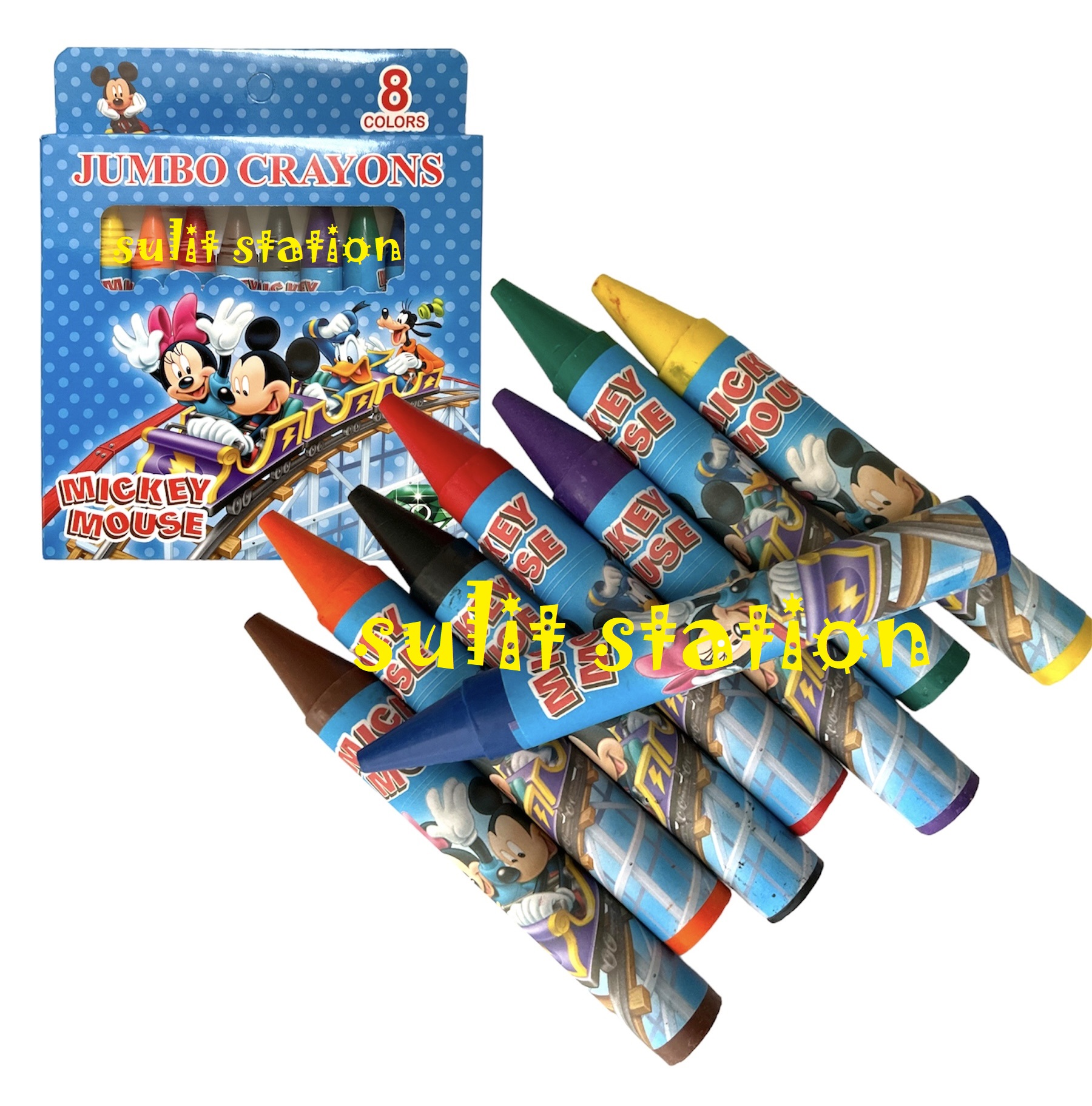 8pcs MICKEY MINNIE rat MOUSE JUMBO TRAINING CREATIVE LEARNING ART CRAFT ...