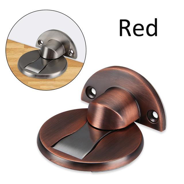 Stainless Steel Door Stops Holders Fantom Magnetic Hidden Door Stop ...