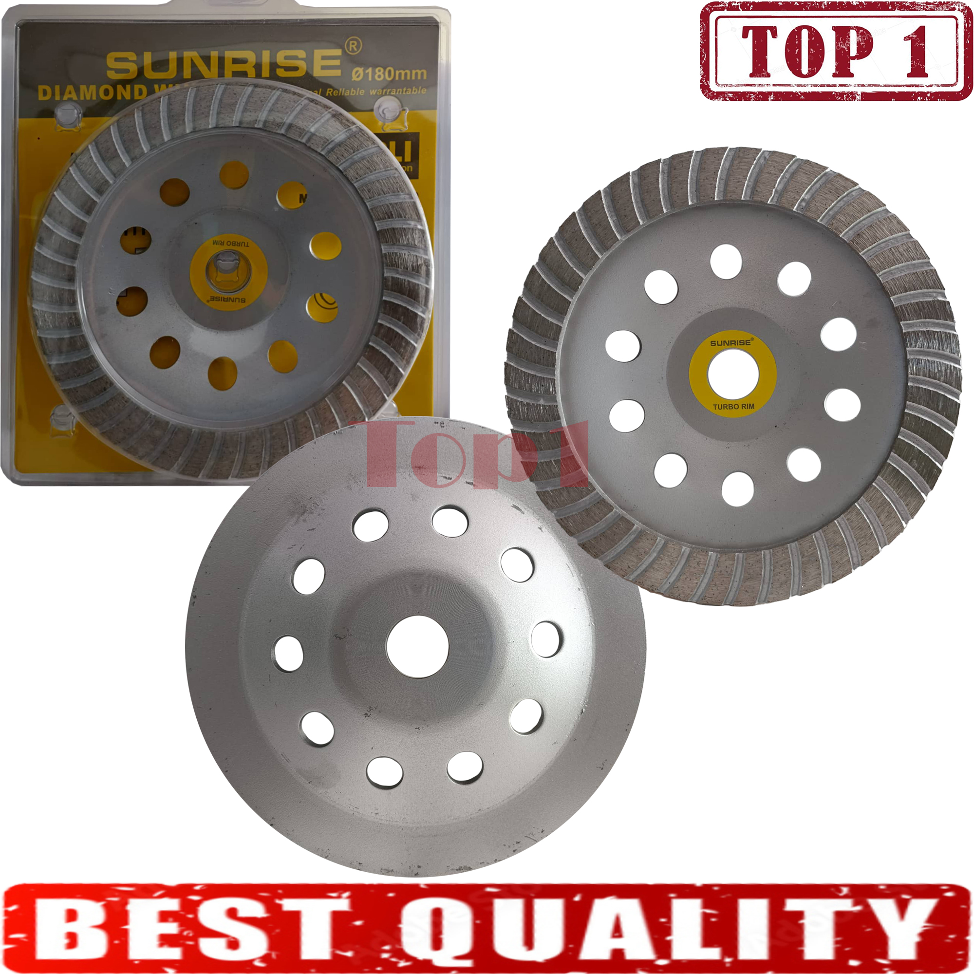 Sunrise Diamond Wheel 7" 180mm {Sold per pc} | Lazada PH