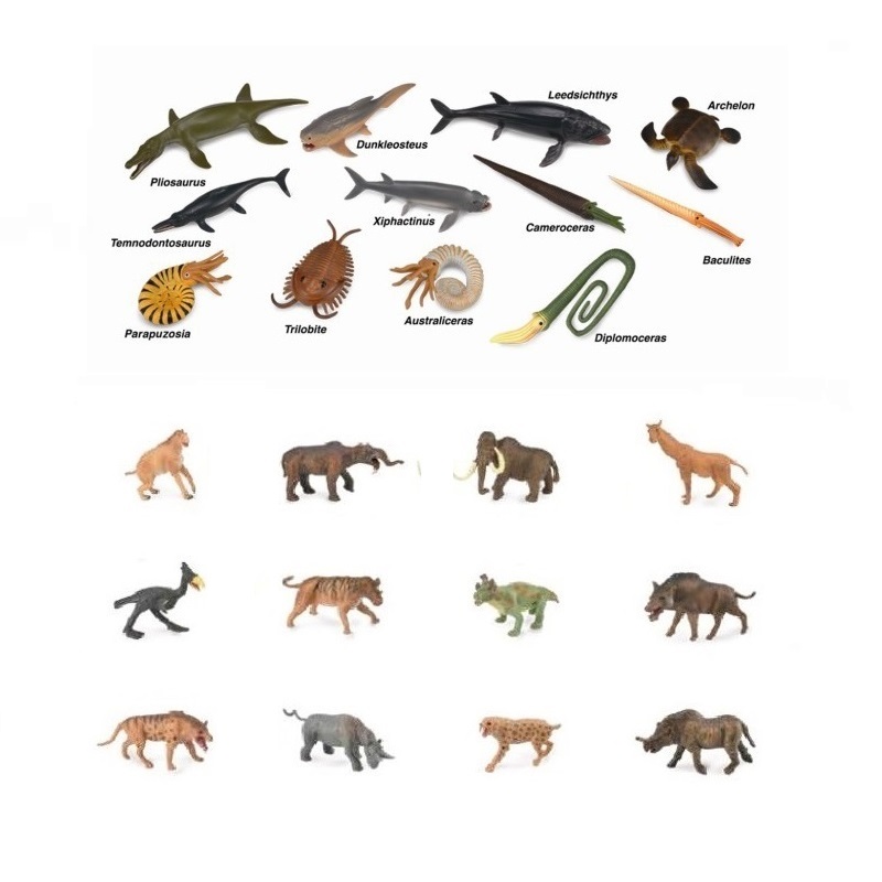 CollectA Mini Prehistoric Animals Sea Life Breakdown Mammuthus ...