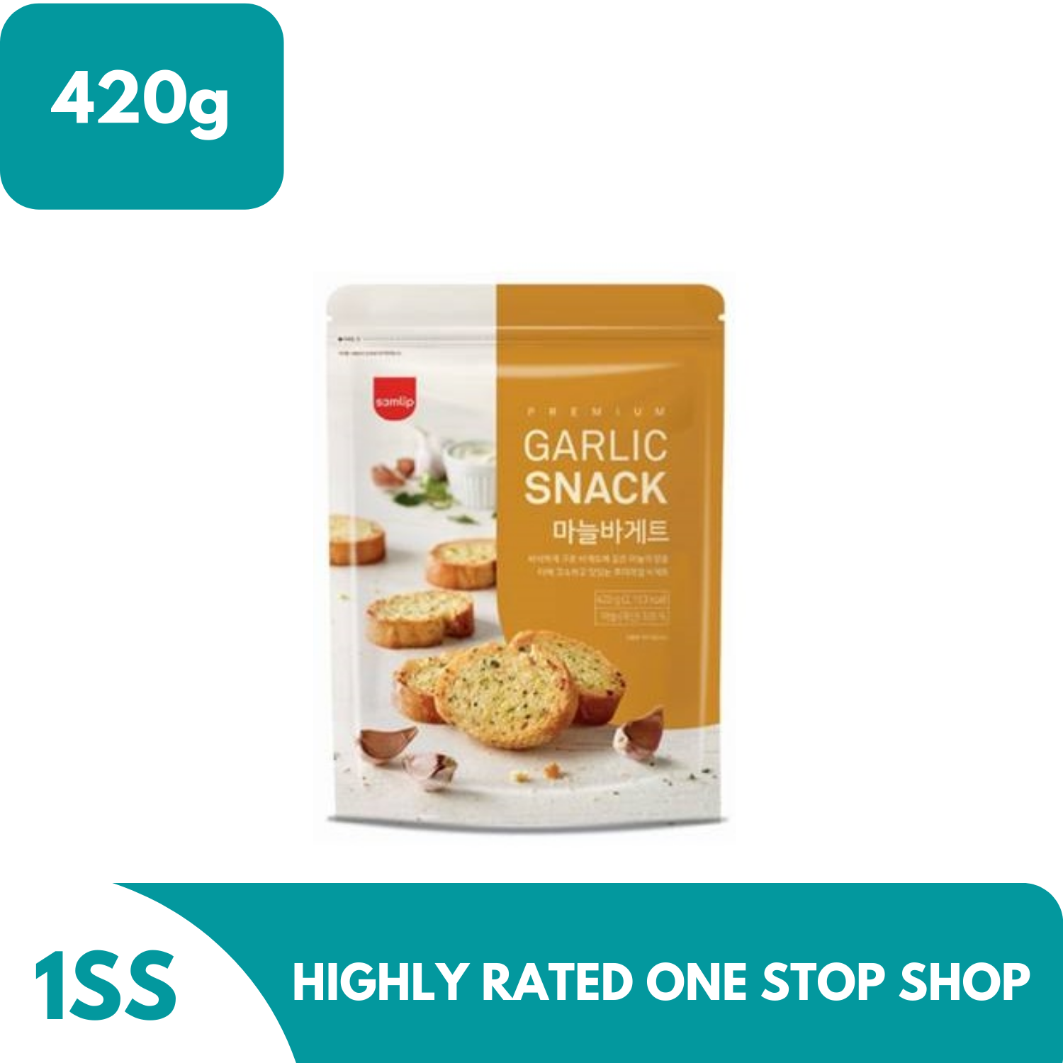 Samlip Premium Baguette Garlic Snack 420g | Lazada PH