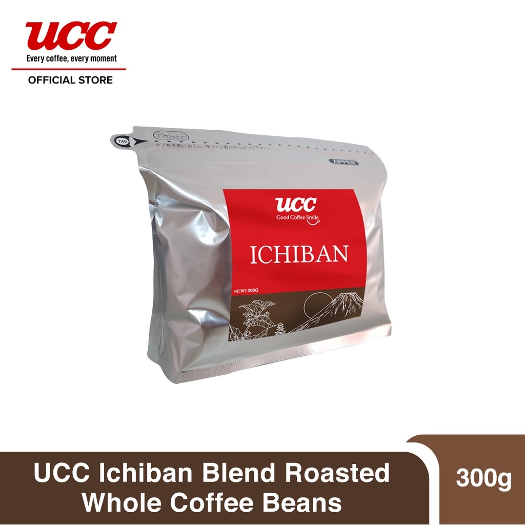 UCC Ichiban Blend Roasted Whole Coffee Beans 300g | Lazada PH