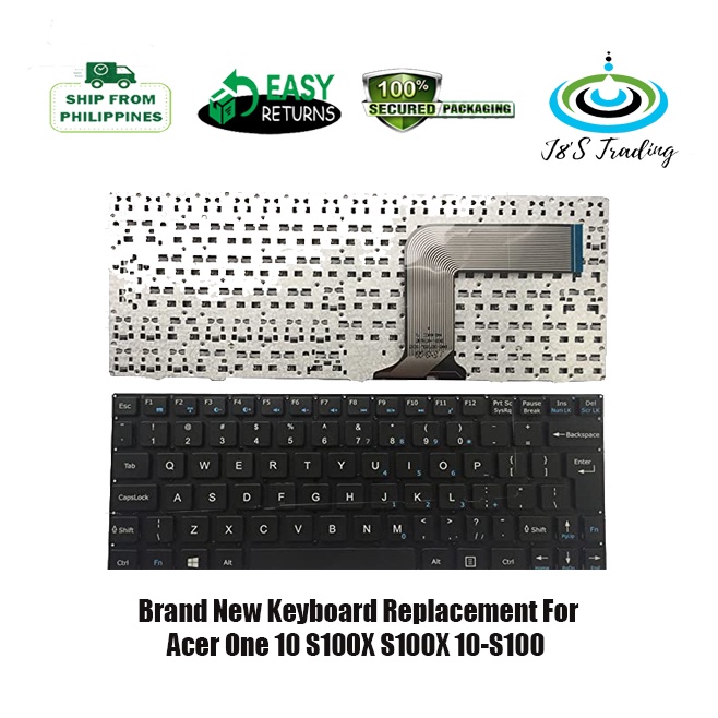 Keyboard Replacement for Acer One 10 S100X 10-S100 10-S1002 10-S1003 ...